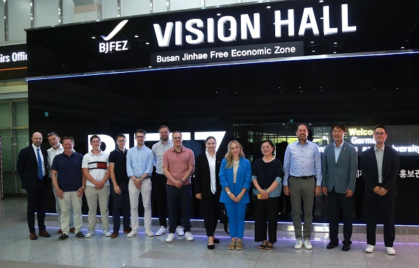 독일 사절단, BJFEZ의 혁신적 인프라와 투자환경에 주목